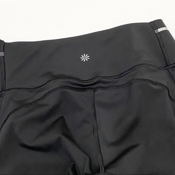 Athleta | Pants & Jumpsuits | Athleta Black Sonic Reflective Seamless ...